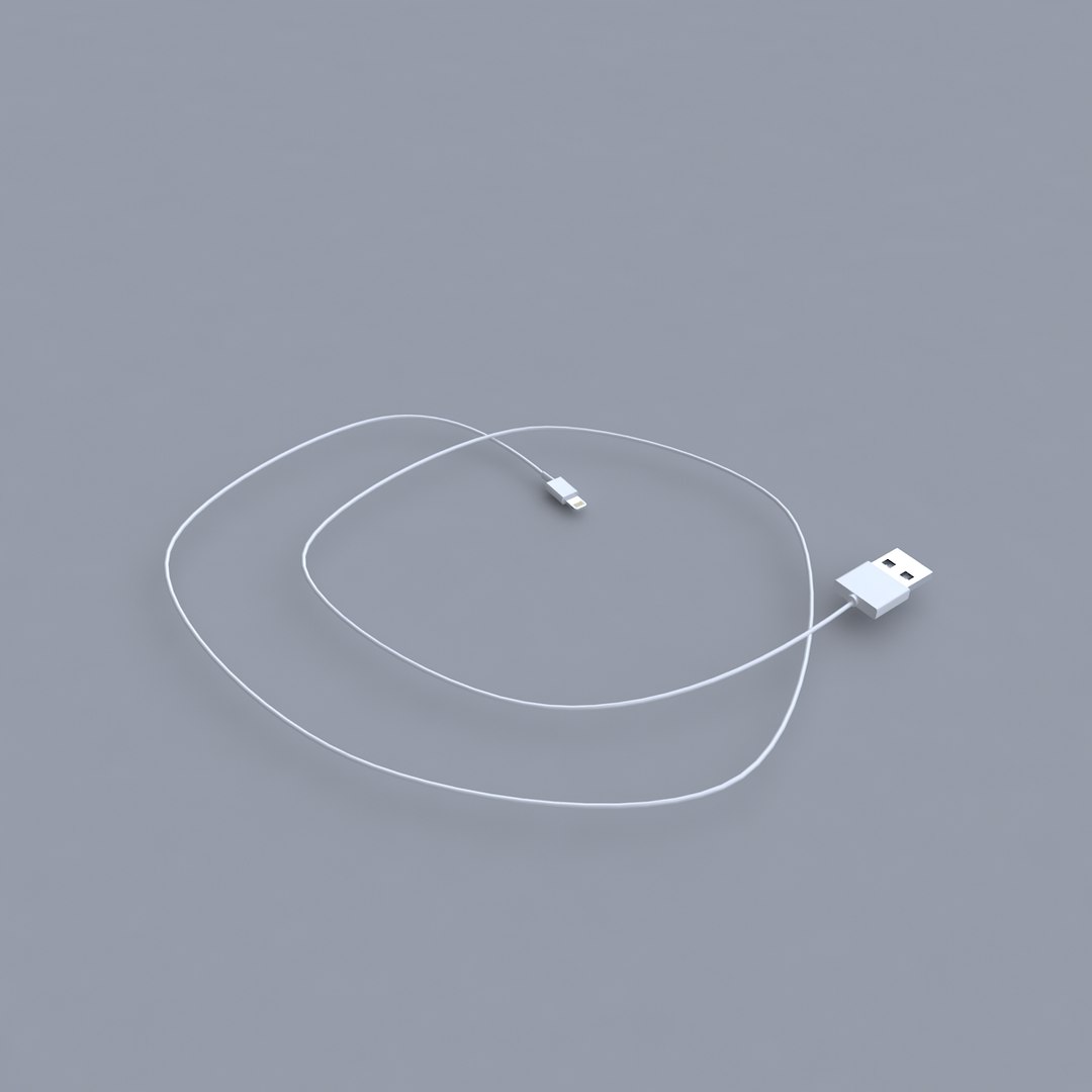 3d Model Of Apple Lightning Port