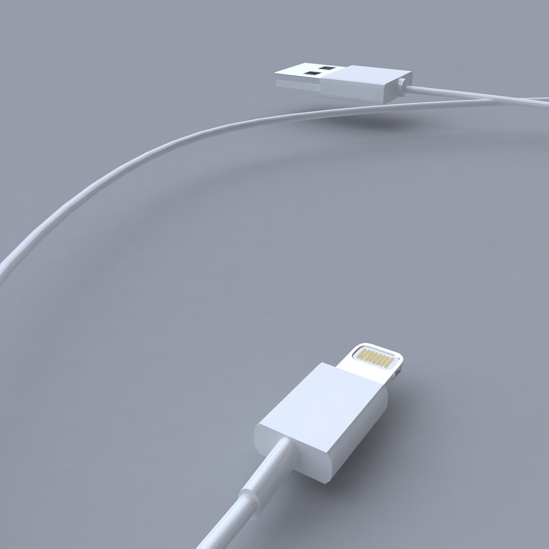 3d Model Of Apple Lightning Port