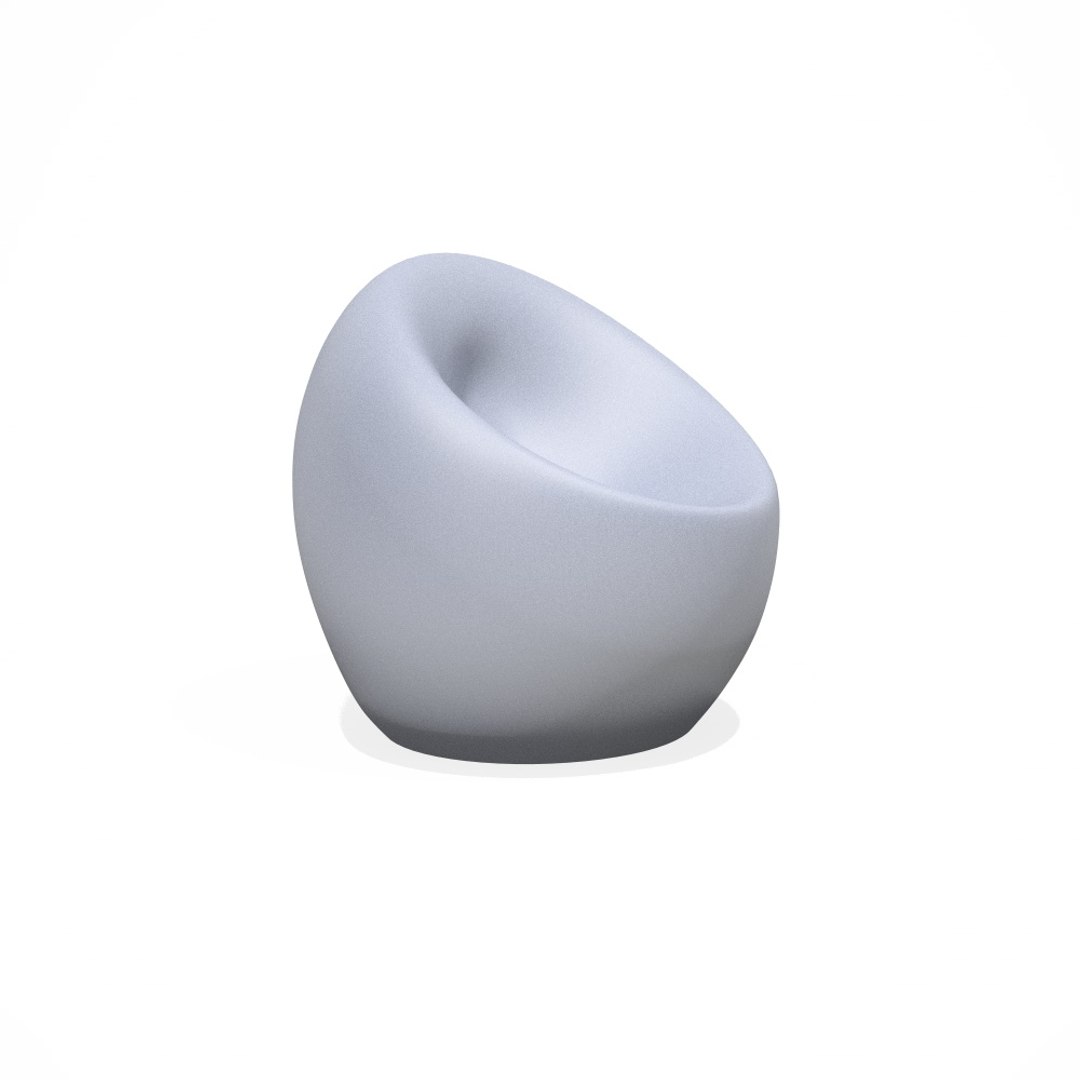 3d organic bench model