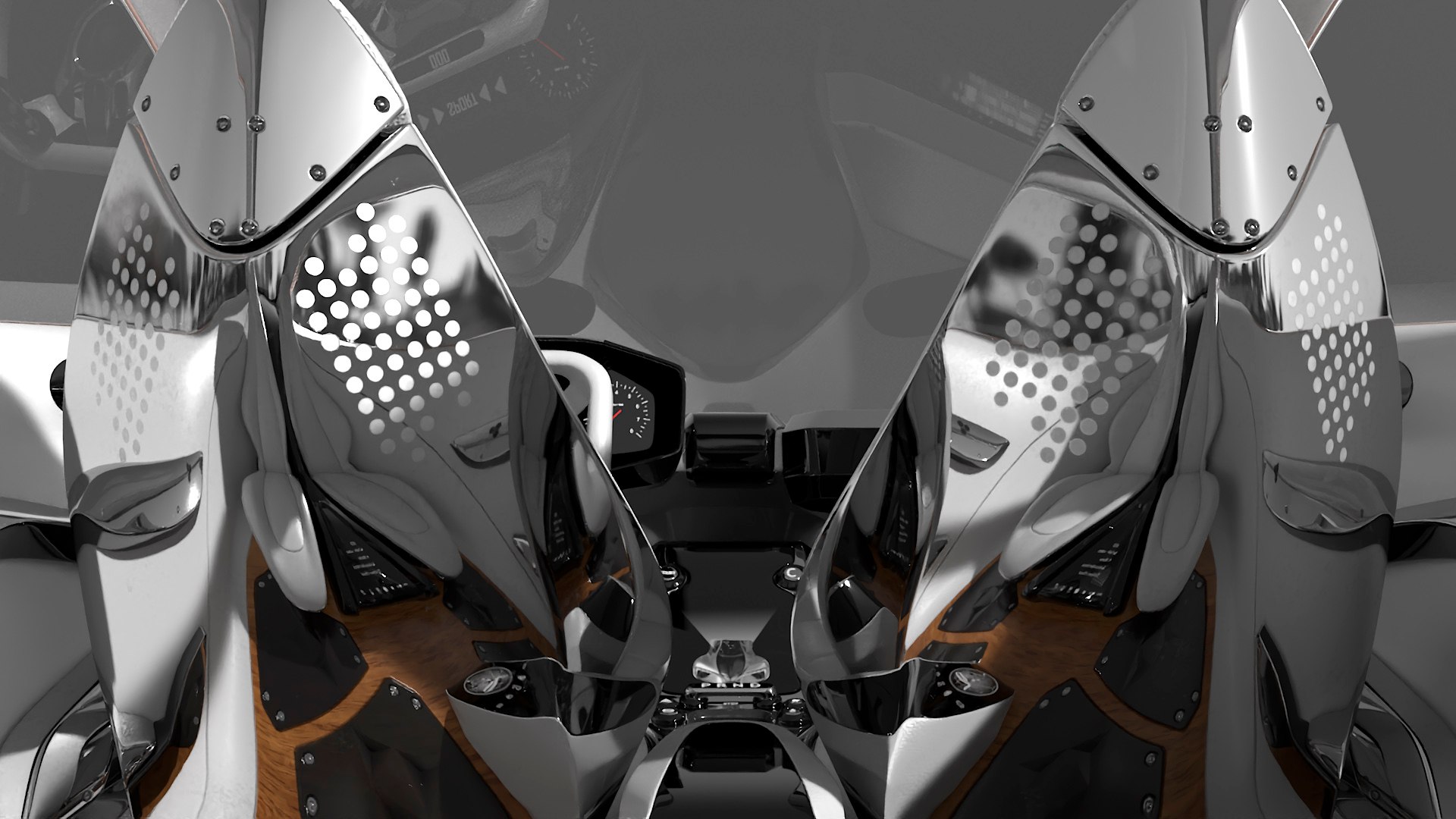 Futuristic Concept Car Design Petra Gold Color Model - TurboSquid 2311897