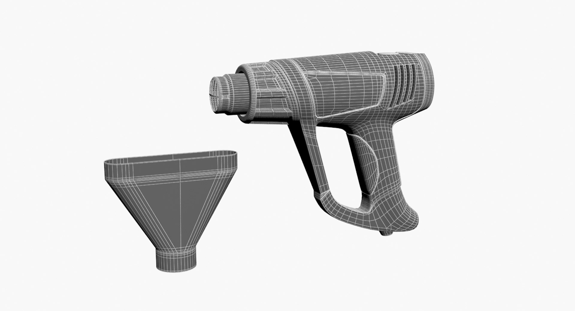 3D Heat Gun - TurboSquid 1349011