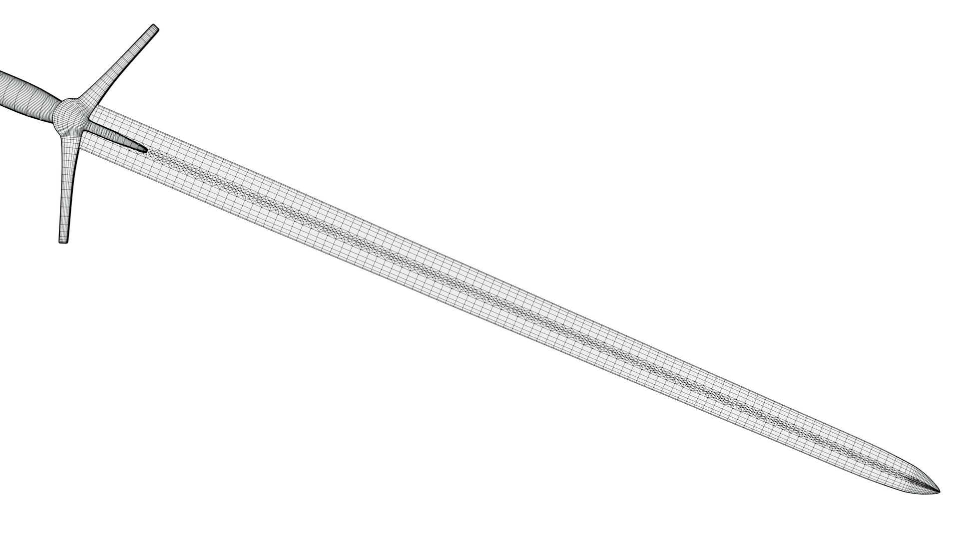 3D Photorealistic Basic Logsword Model - TurboSquid 1715736