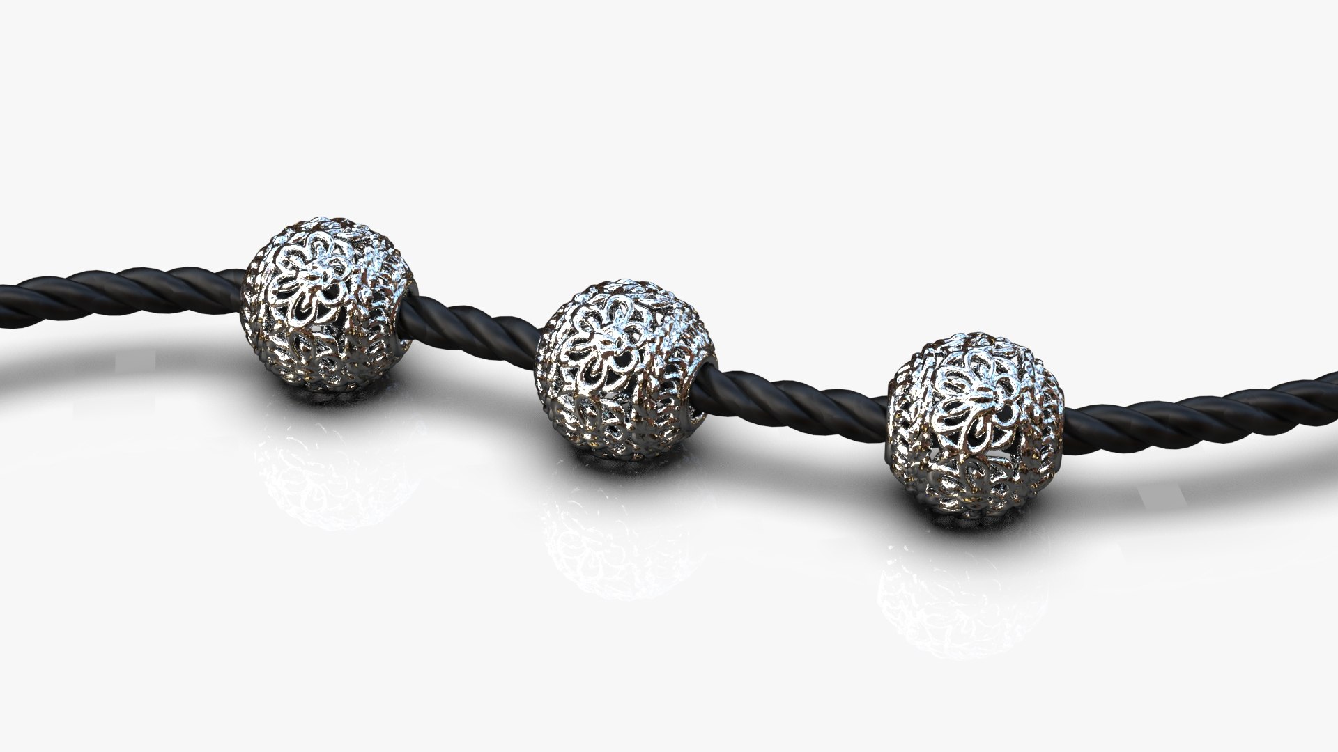 3D 10 Spherical Beads Model - TurboSquid 1969290