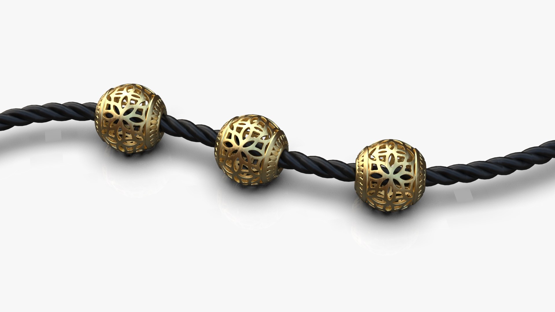 3D 10 Spherical Beads Model - TurboSquid 1969290