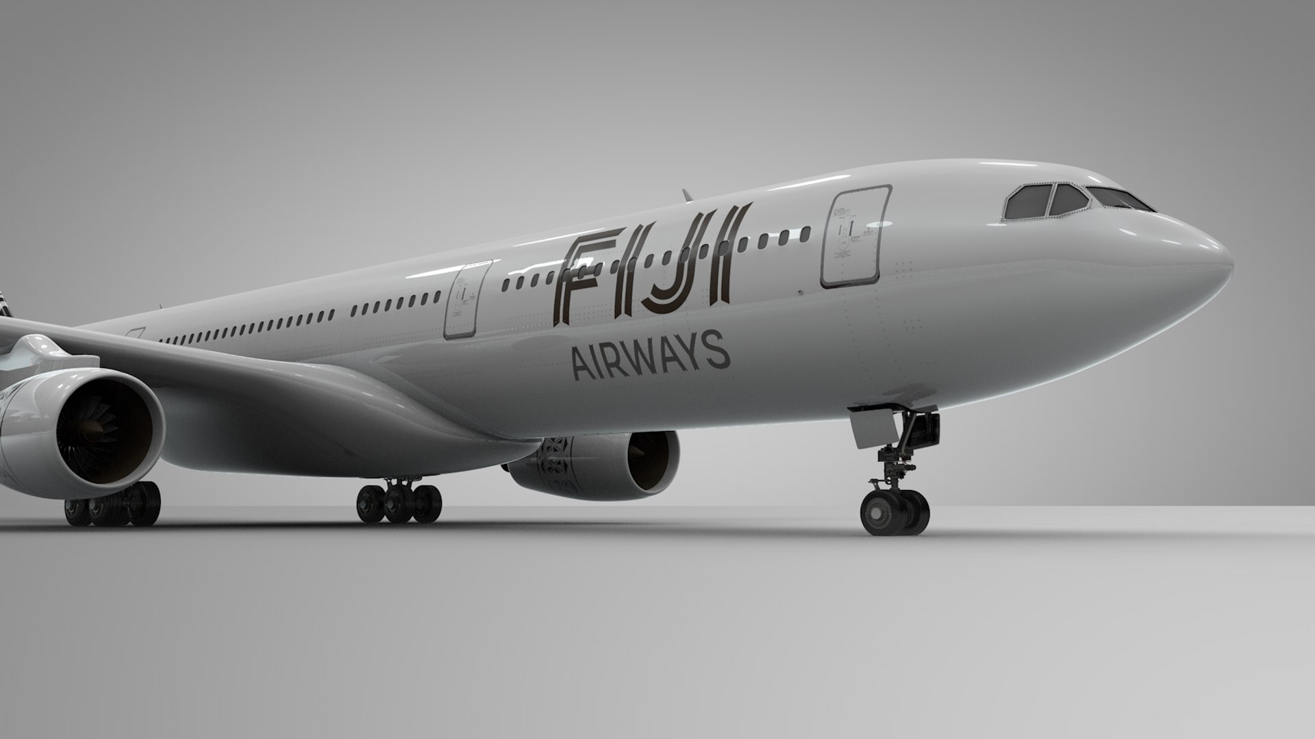 Airbus a330-300 fiji airways 3D model - TurboSquid 1463164