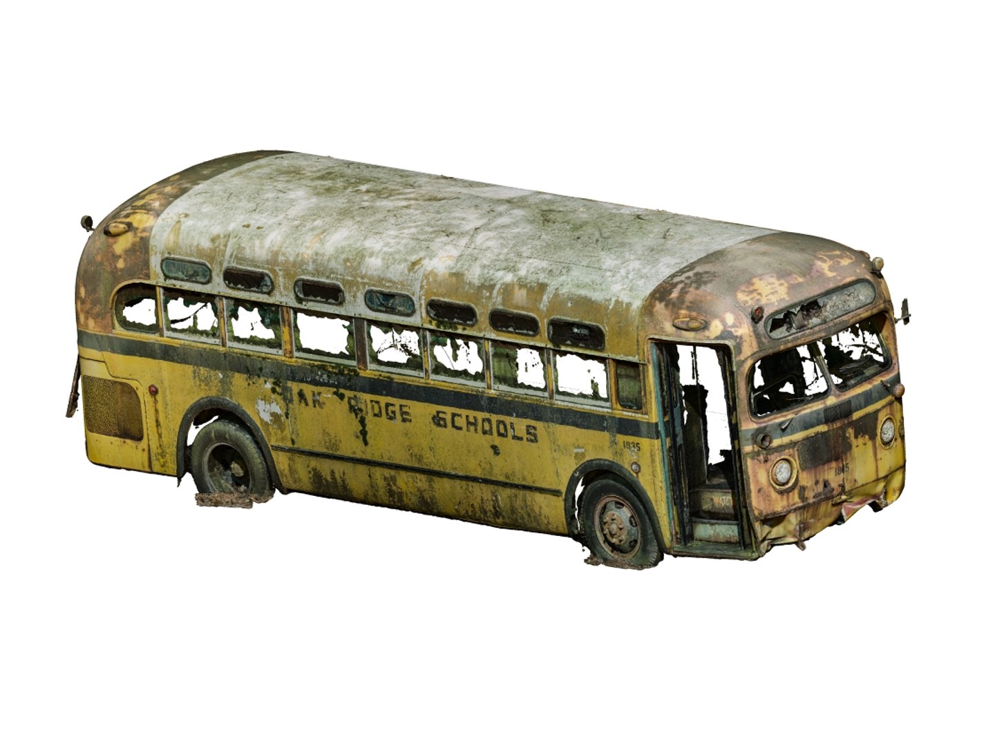 3D School Bus Photogrammetry Scan Model - TurboSquid 1363891
