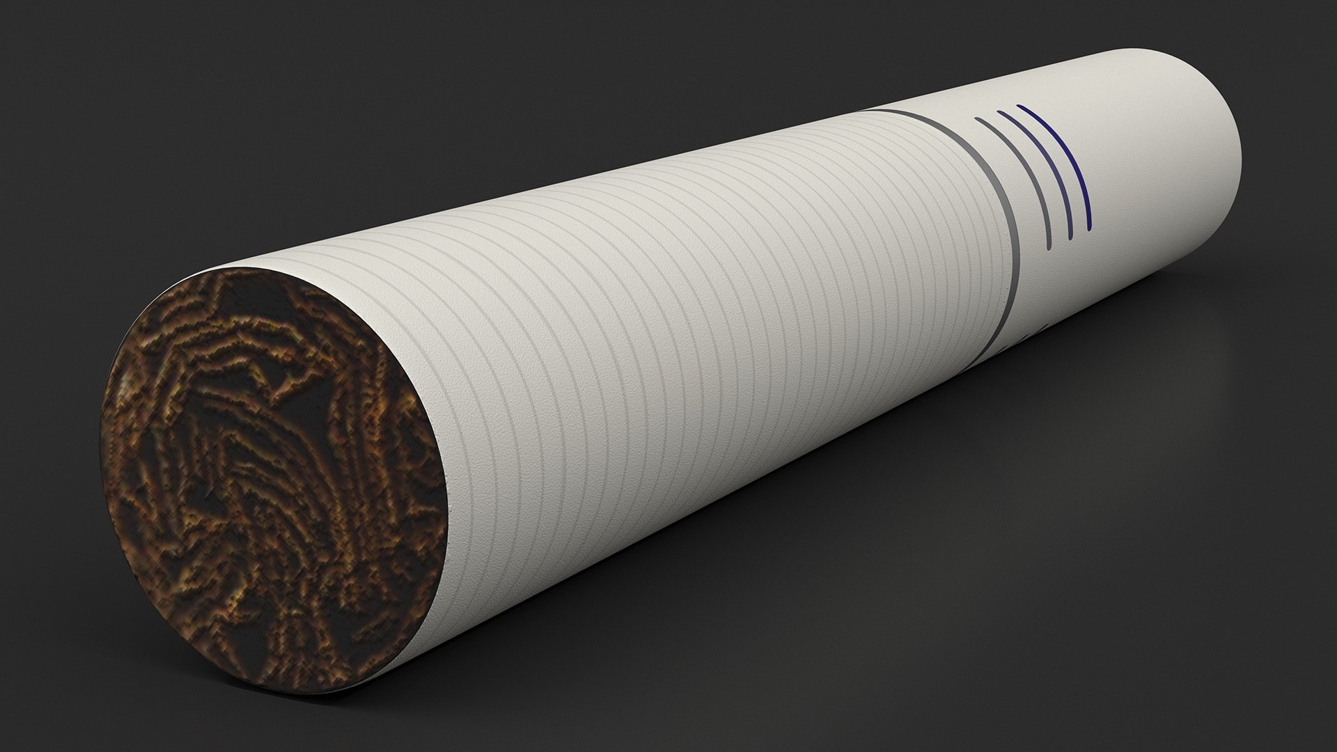 Electronic Smoking Device White with Stick model - TurboSquid 2137740