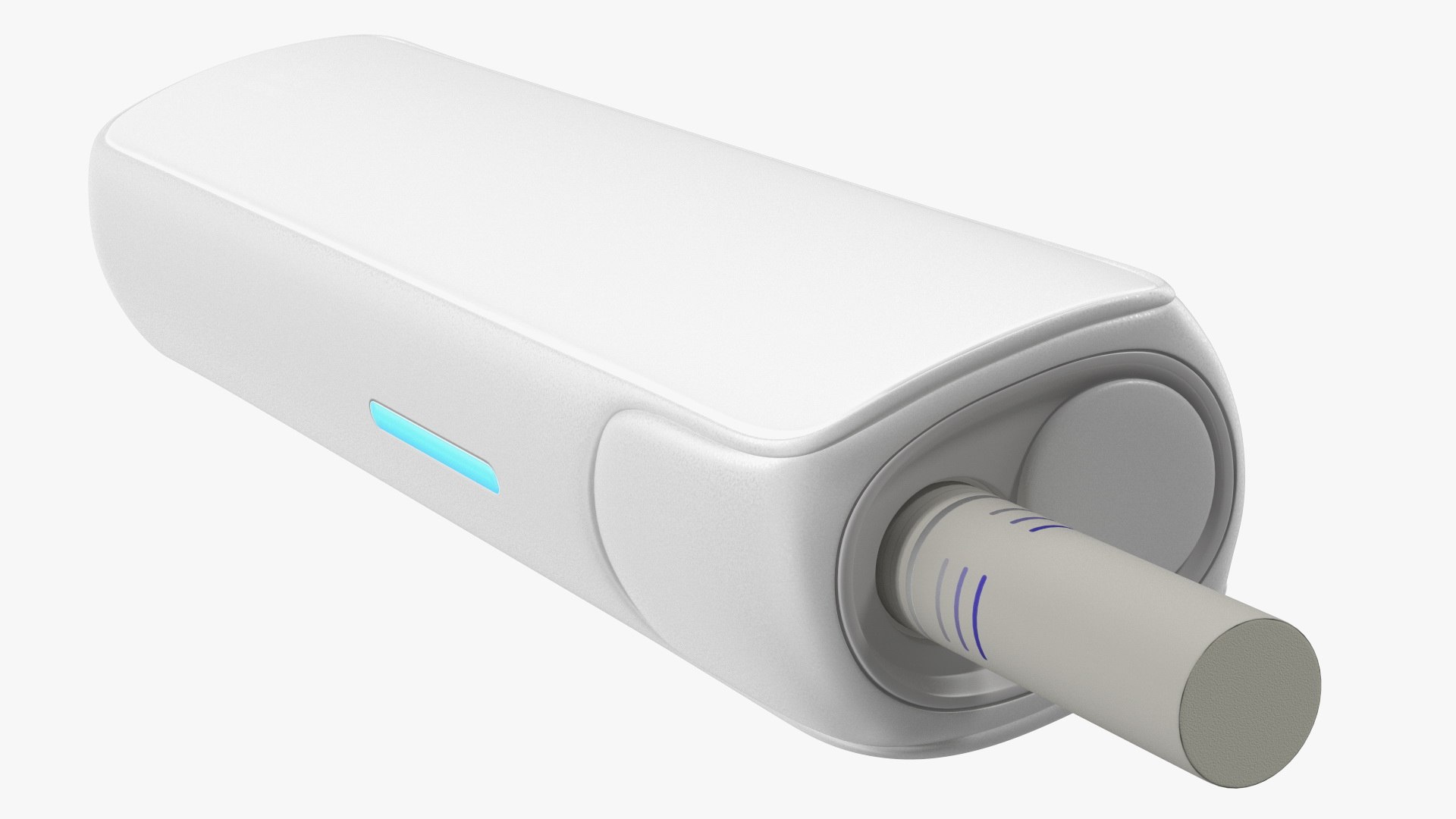 Electronic Smoking Device White with Stick model - TurboSquid 2137740