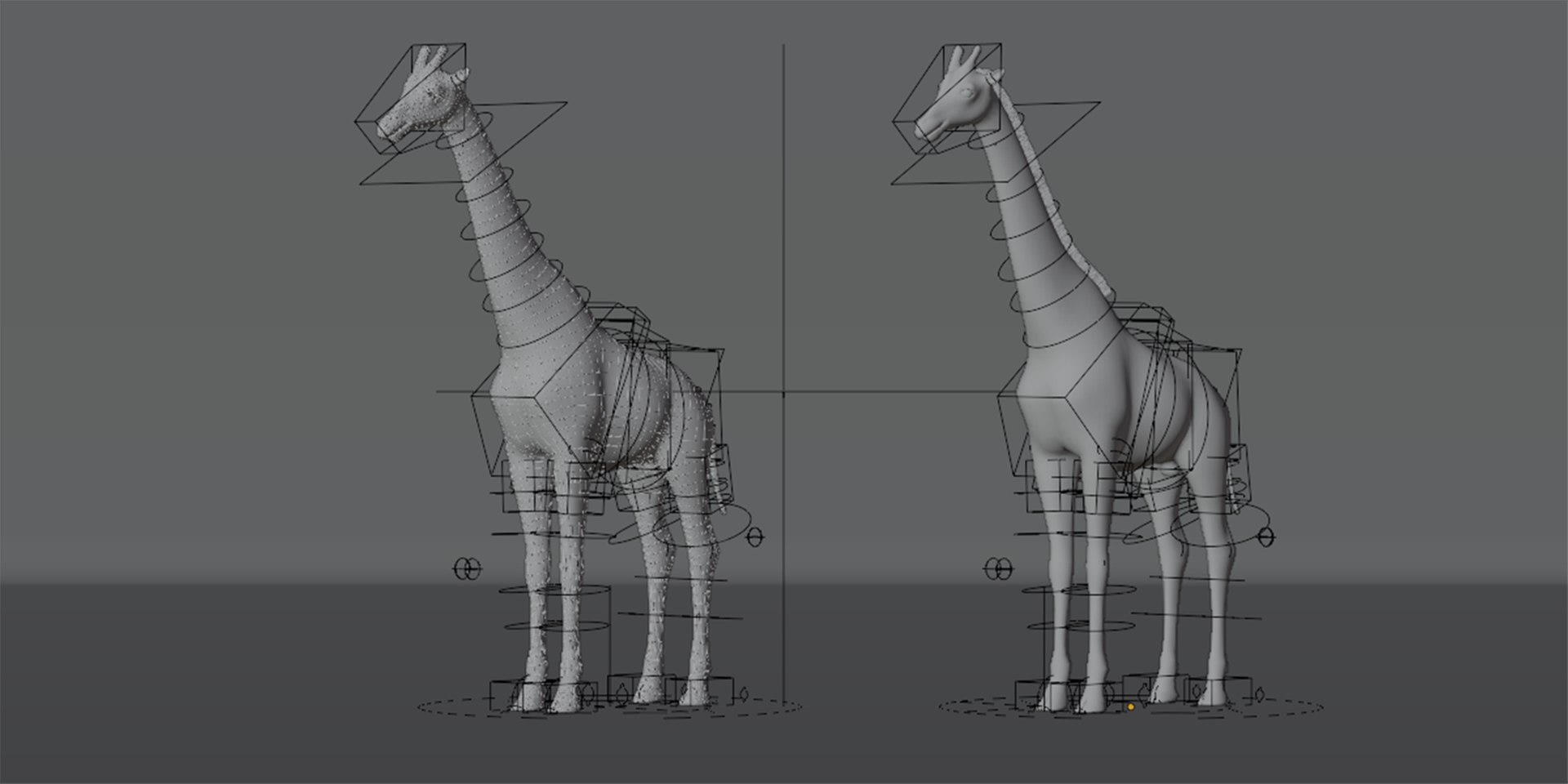 Rigged Giraffe 3D Model - TurboSquid 1700253