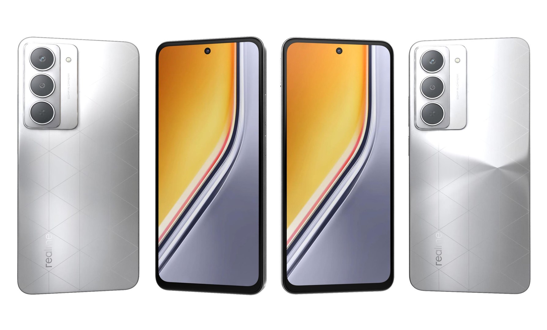 3D Model Realme P3x All Colors - TurboSquid 2381748