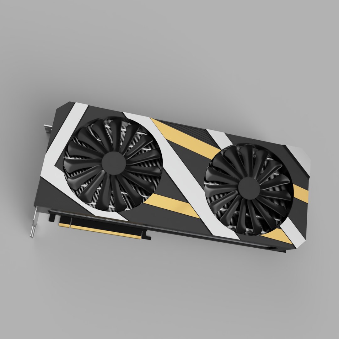 Graphics Card 3D Model - TurboSquid 2238045