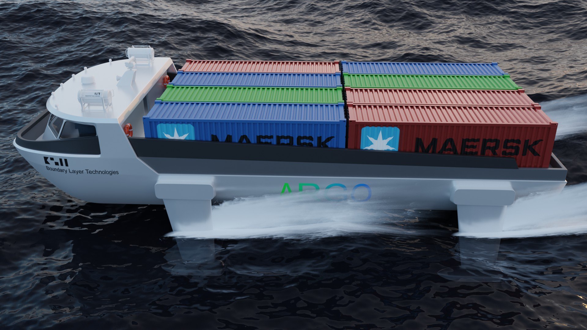 3D Hydrofoil Cargo Ship - TurboSquid 2091320