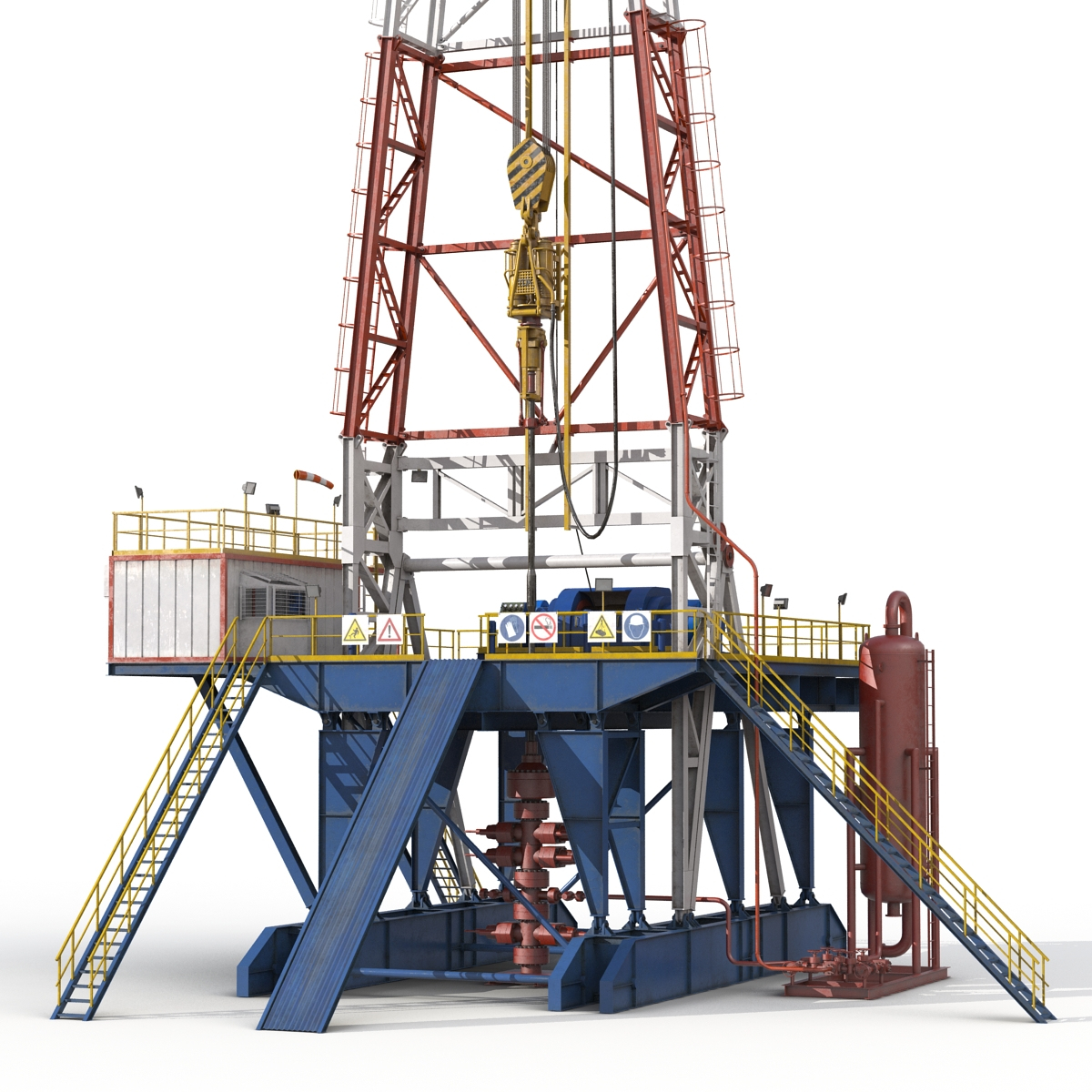 Oil production equipment 3D model - TurboSquid 1183993