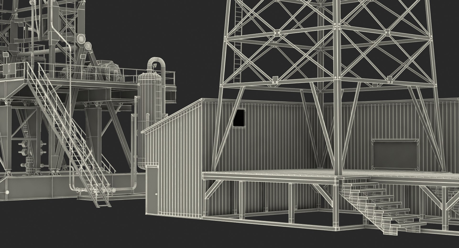 Oil Production Equipment 3D Model - TurboSquid 1183993