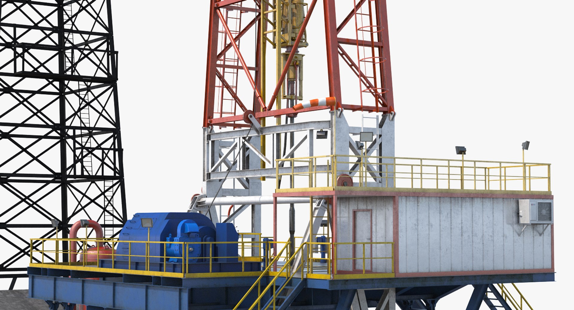 Oil production equipment 3D model - TurboSquid 1183993