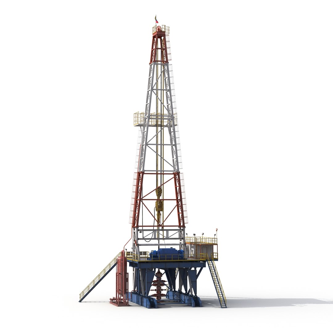 Oil production equipment 3D model - TurboSquid 1183993