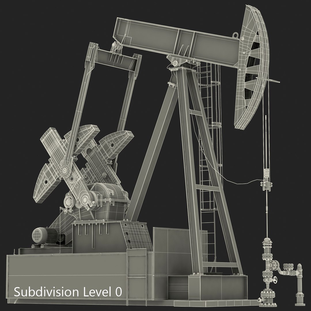 Oil Production Equipment 3D Model - TurboSquid 1183993