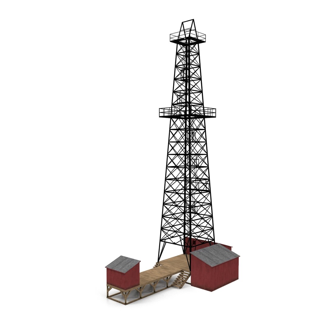Oil production equipment 3D model - TurboSquid 1183993