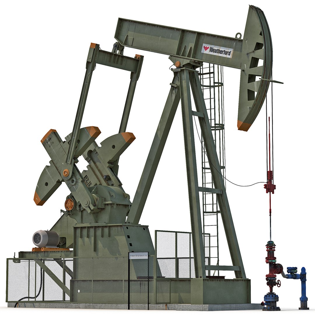 Oil production equipment 3D model - TurboSquid 1183993