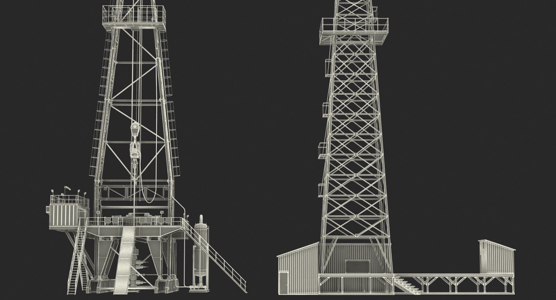 Oil Production Equipment 3D Model - TurboSquid 1183993