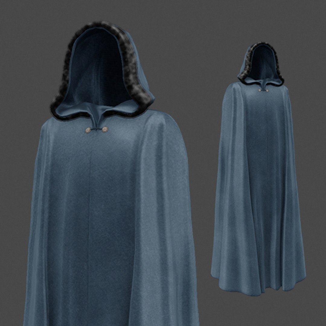 3D Model Male Female Cloak - TurboSquid 1444172