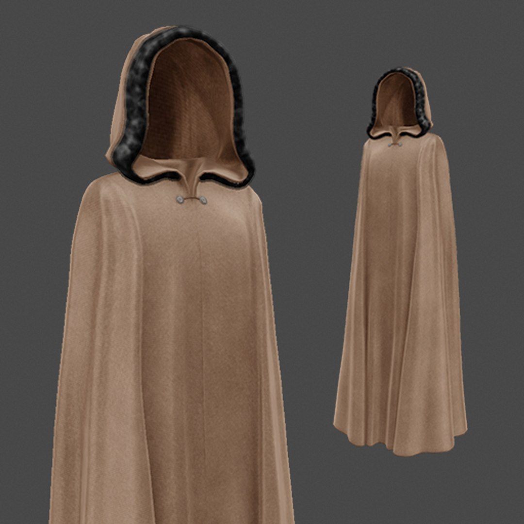 3D Model Male Female Cloak - TurboSquid 1444172