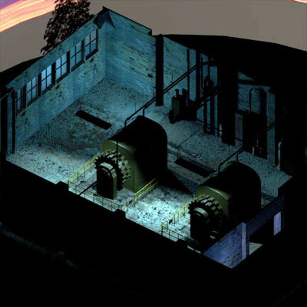 3d Generator Stage Set 01 Model