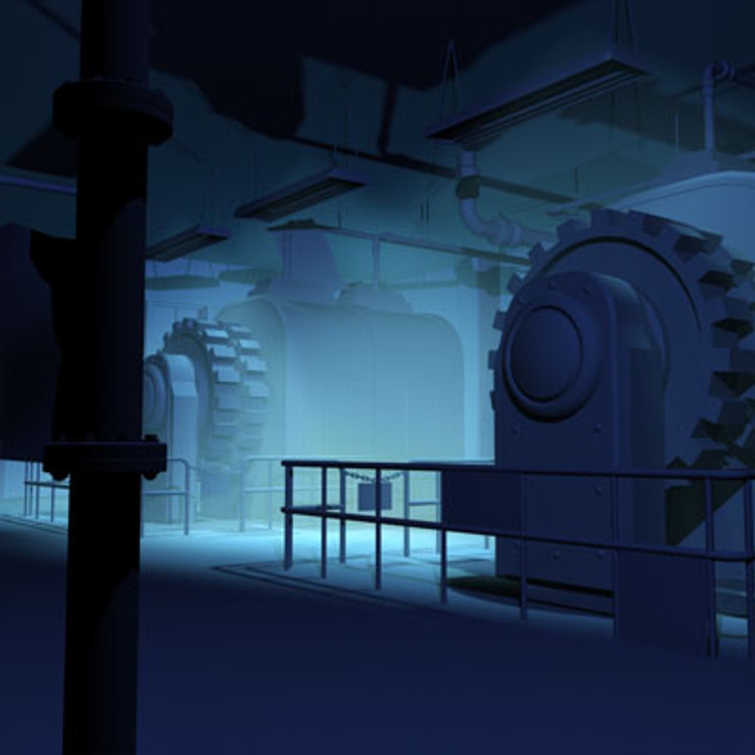 3d Generator Stage Set 01 Model
