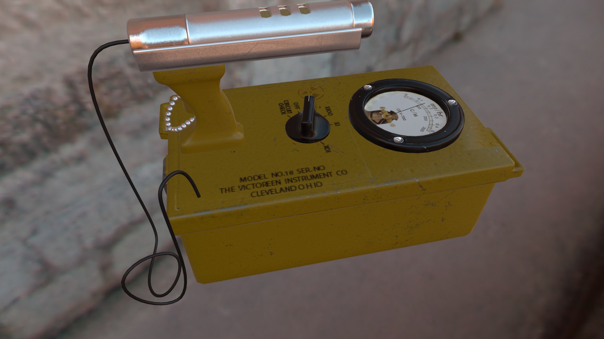 Cdv-700m Geiger Counter 3d Model