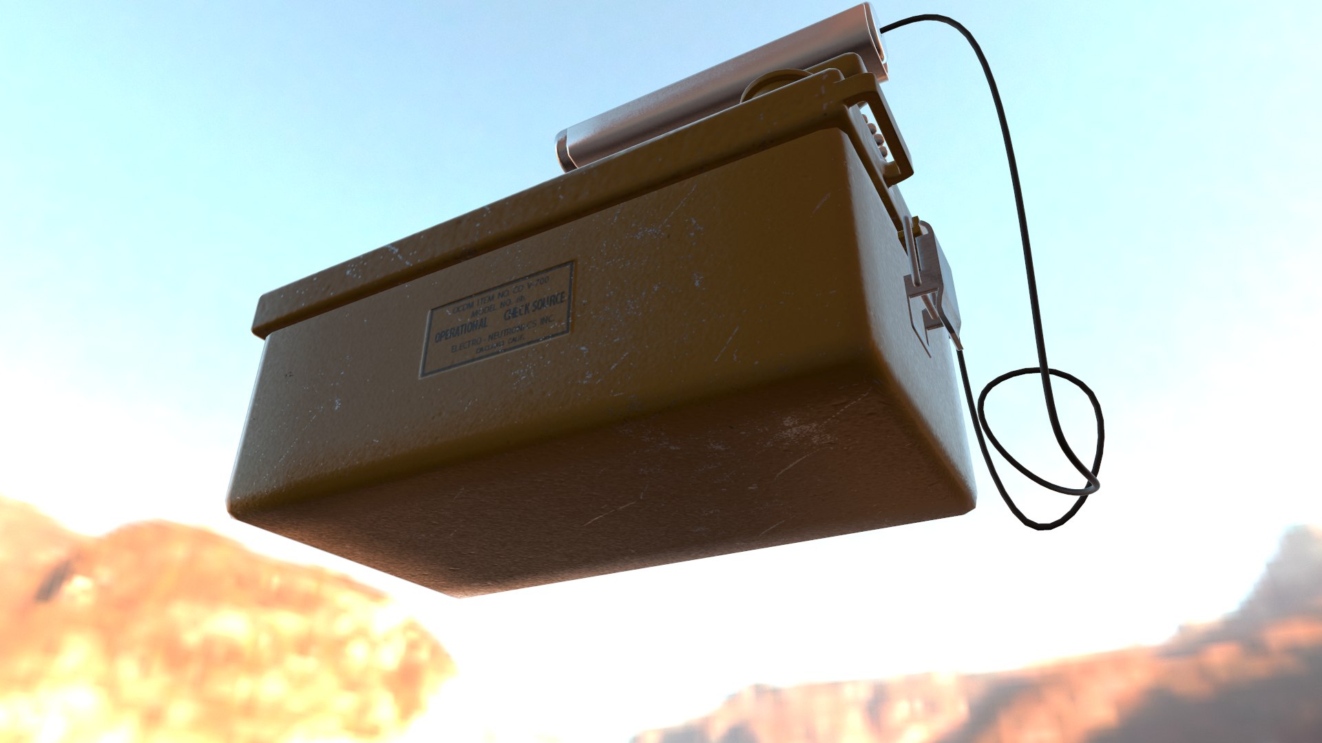 Cdv-700m Geiger Counter 3d Model