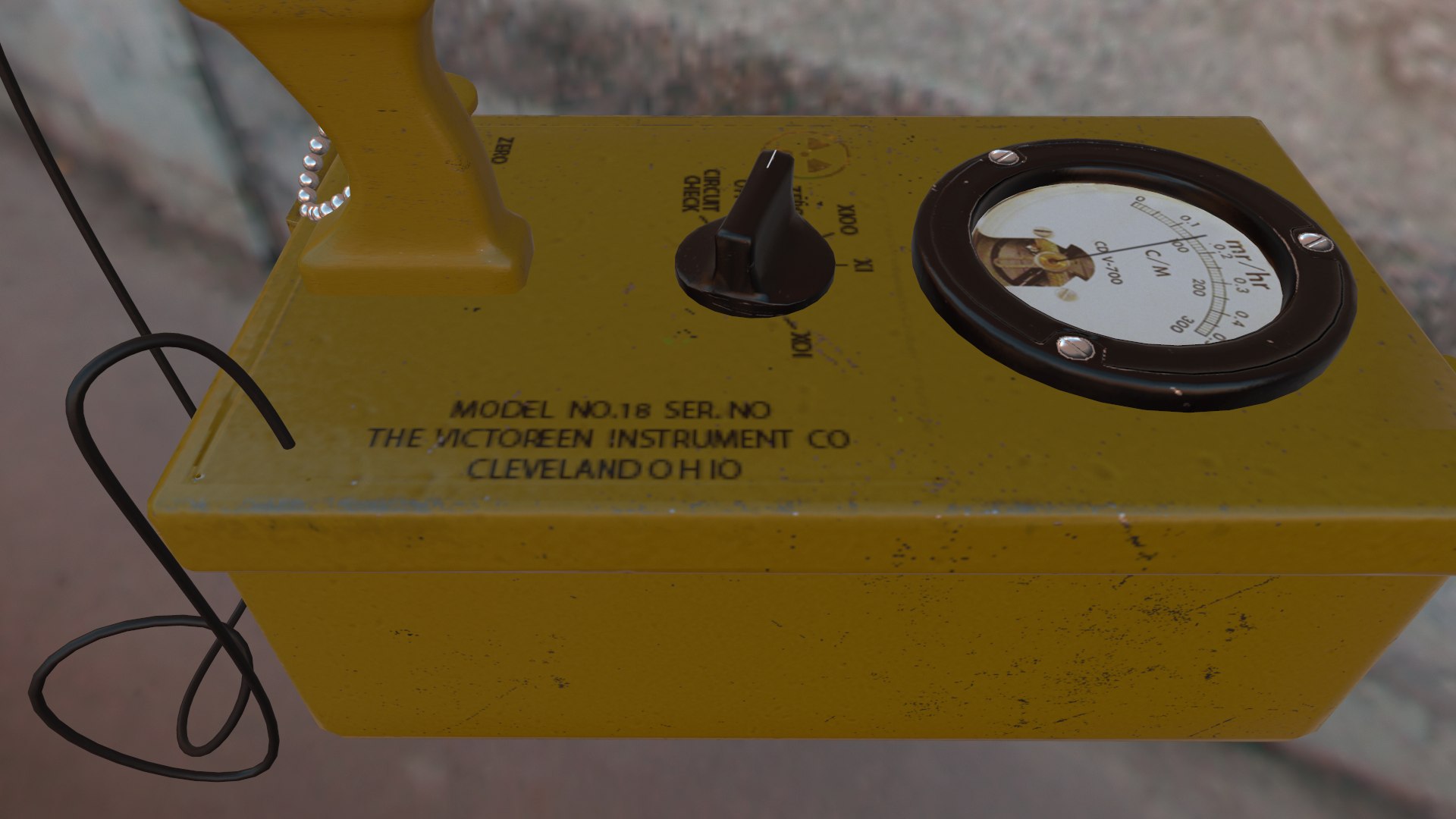 Cdv-700m Geiger Counter 3d Model