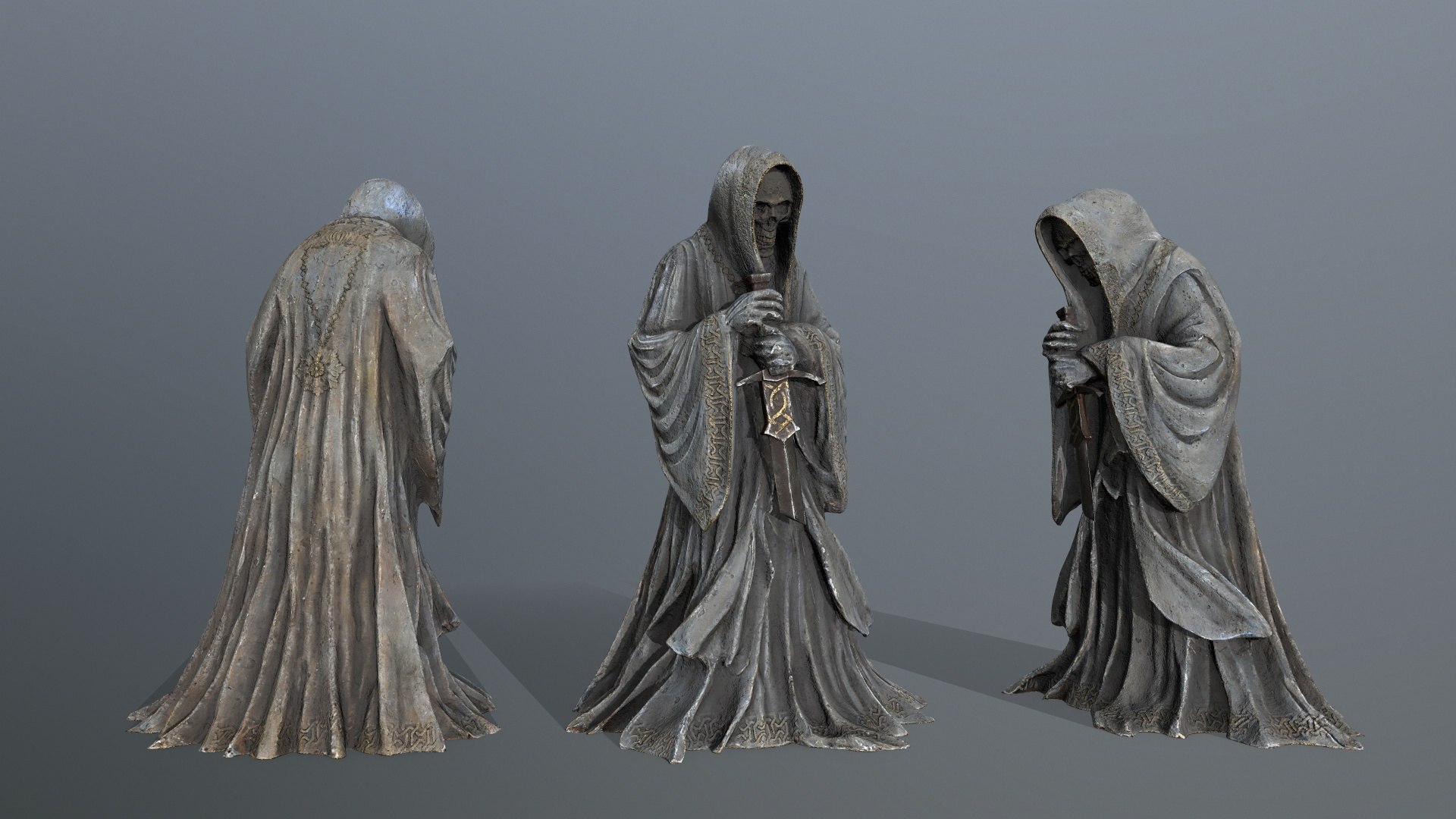 3D Model Dark Statue - TurboSquid 2366900