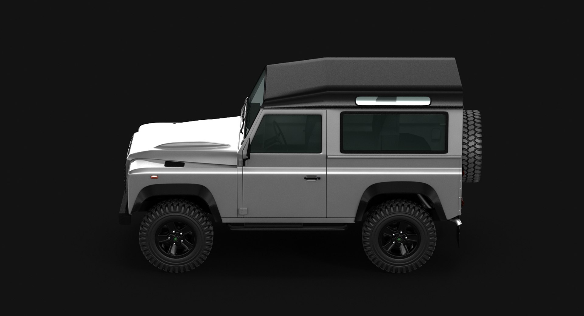 3D Model Ladn Rover Series III And Defender Short Wheel Base Collection ...