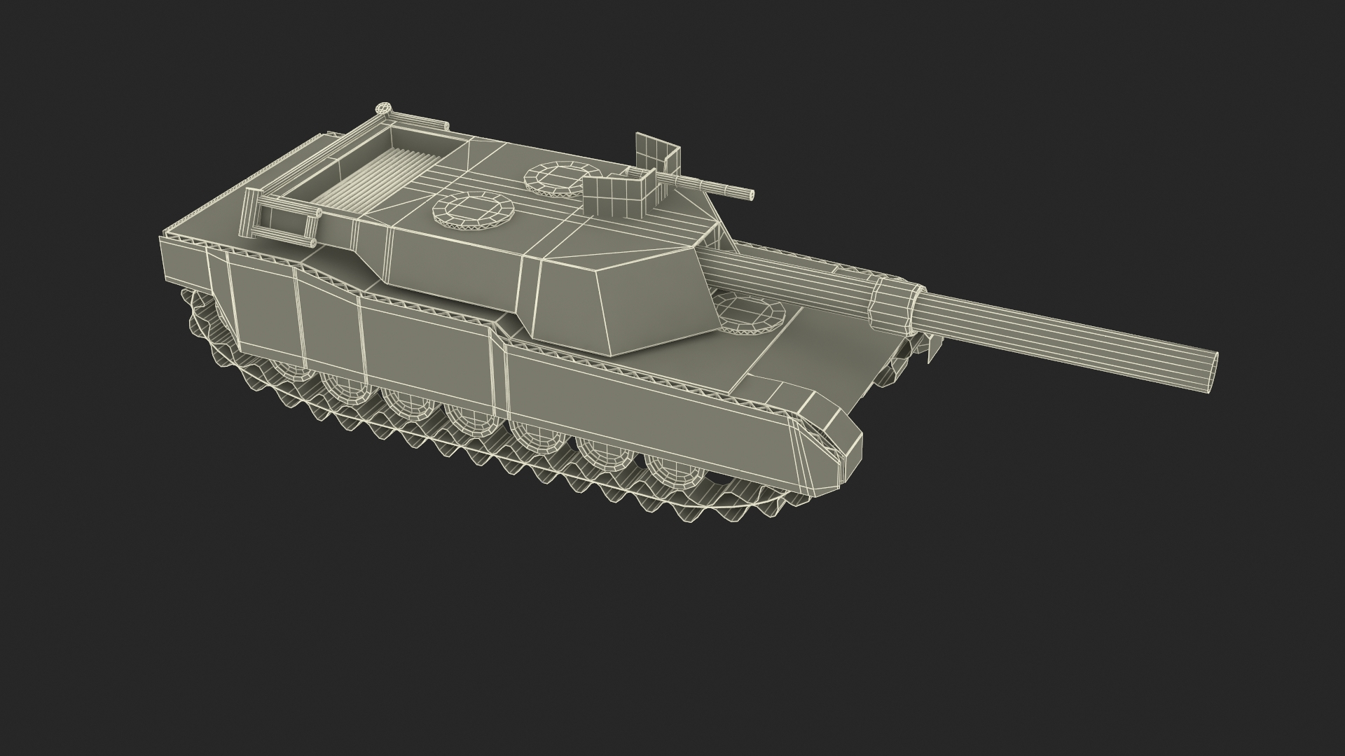 Cardboard Tank Replica Model - TurboSquid 2216740