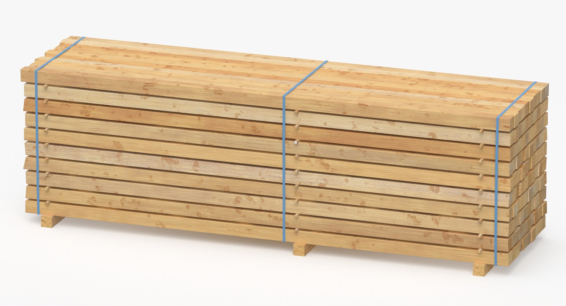 Cargo Timber Long Single And Stacked 3D Model - TurboSquid 1969461