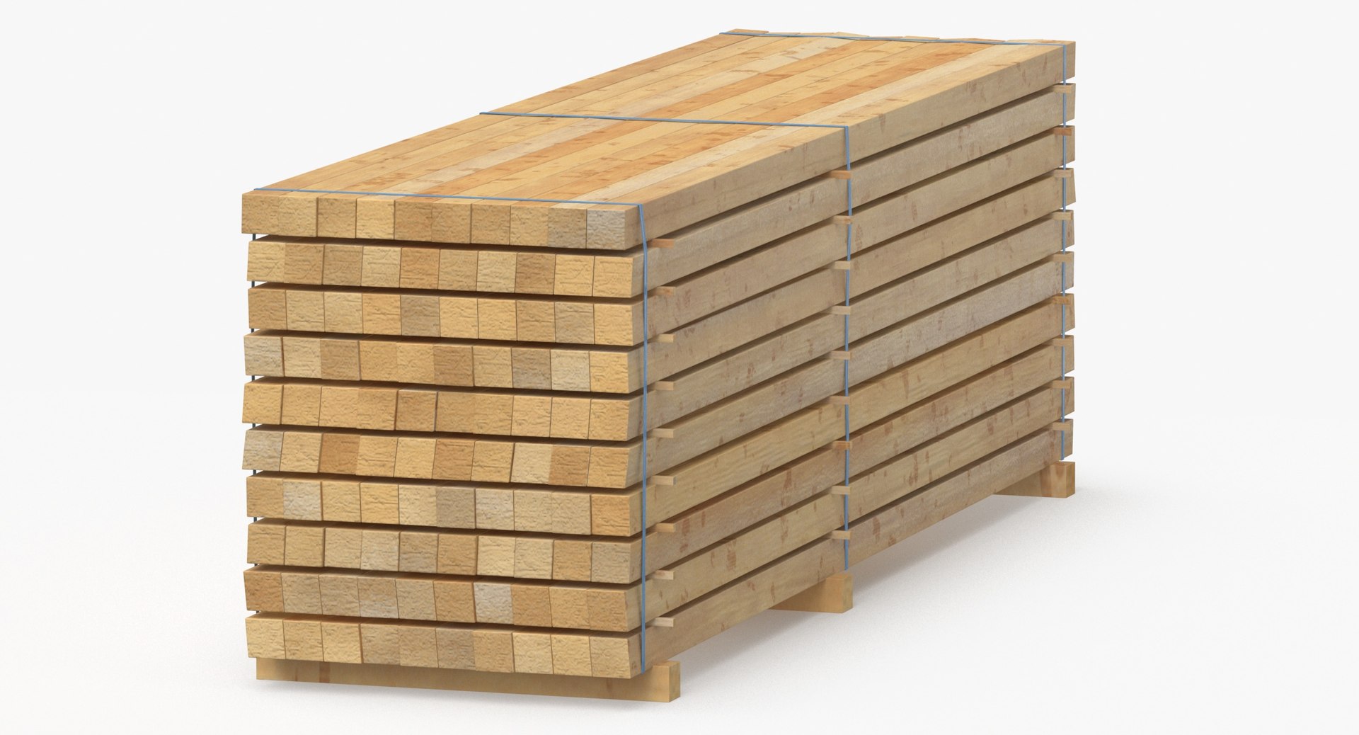 Cargo Timber Long Single And Stacked 3D Model - TurboSquid 1969461