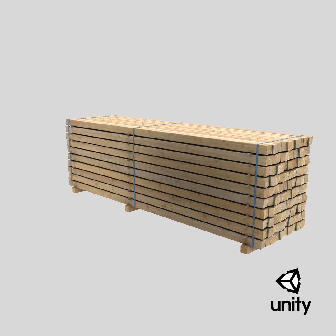 Cargo Timber Long Single and Stacked 3D model - TurboSquid 1969461