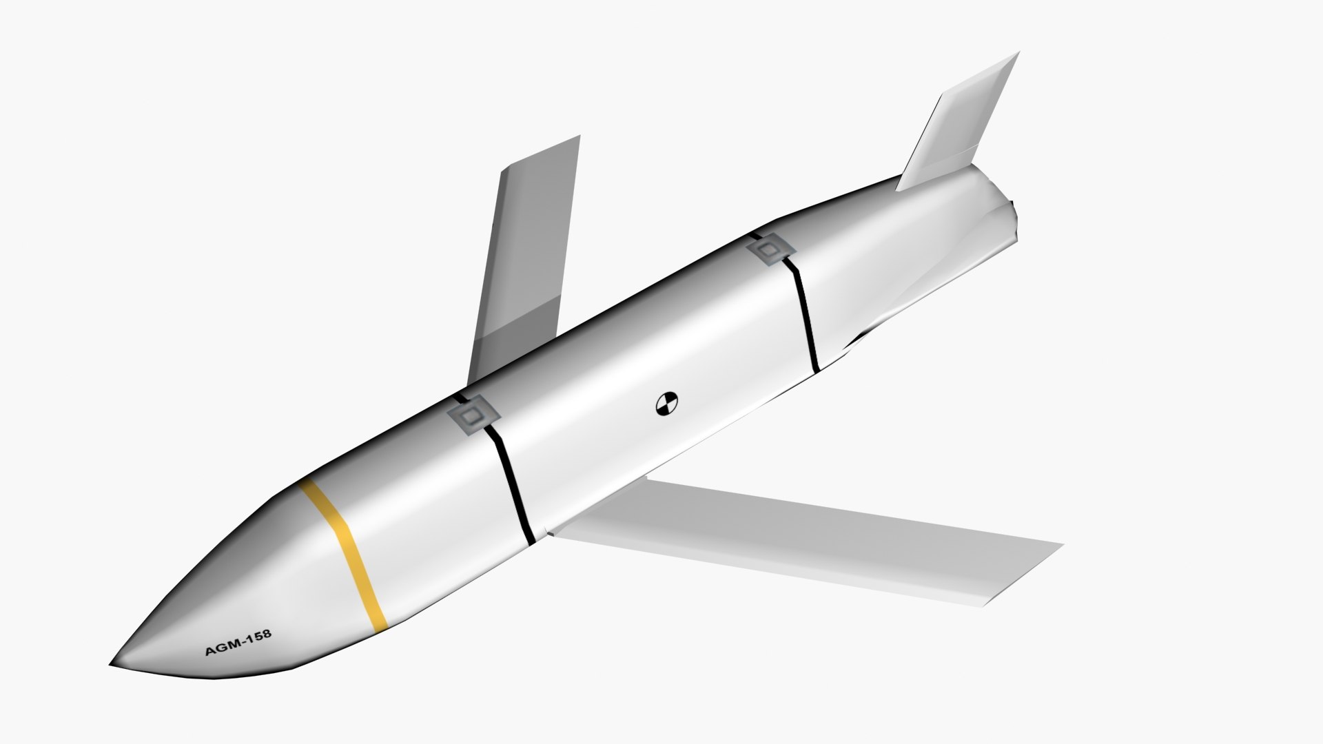Jassm Missile 3d Model