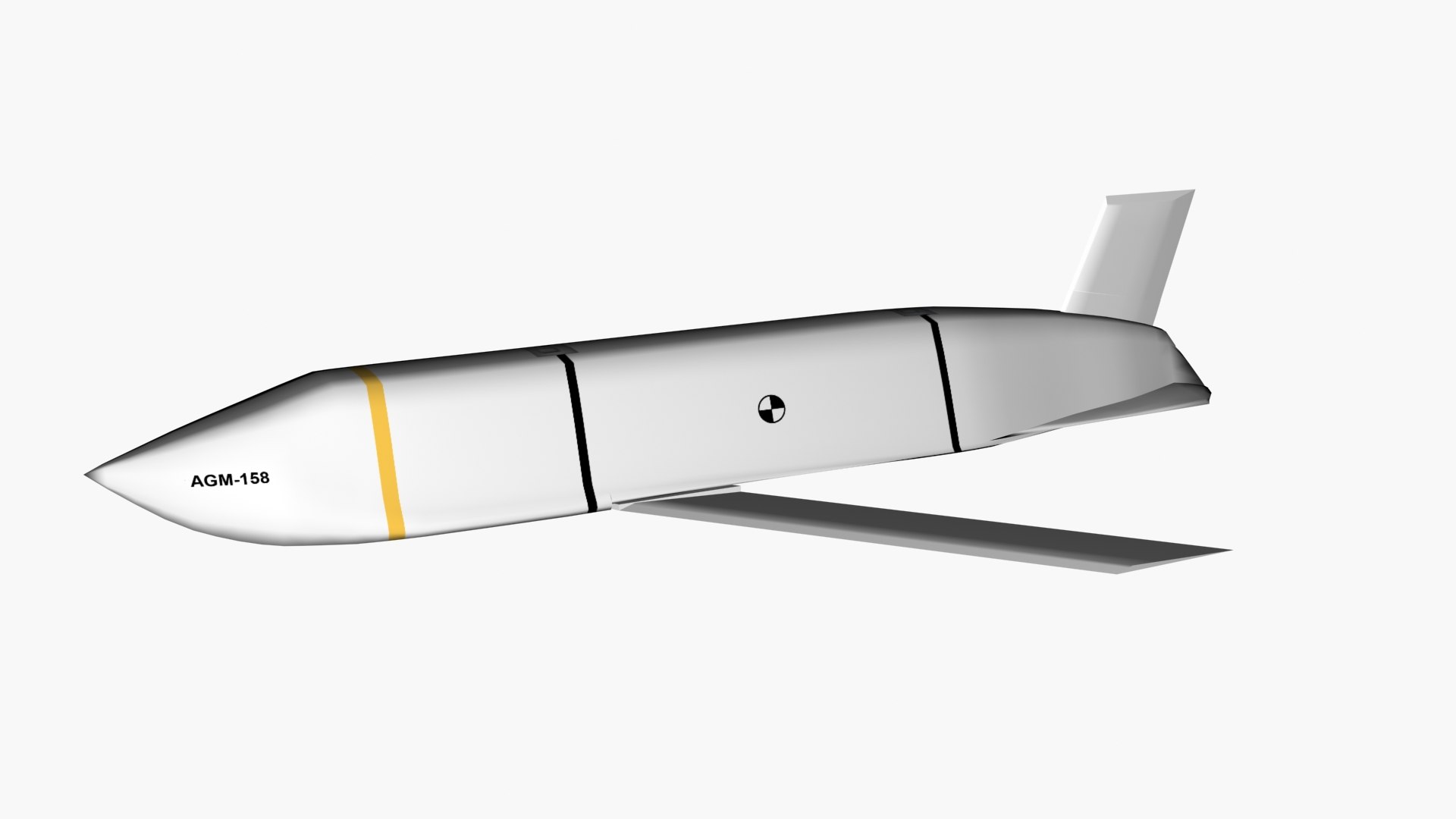 Jassm Missile 3d Model
