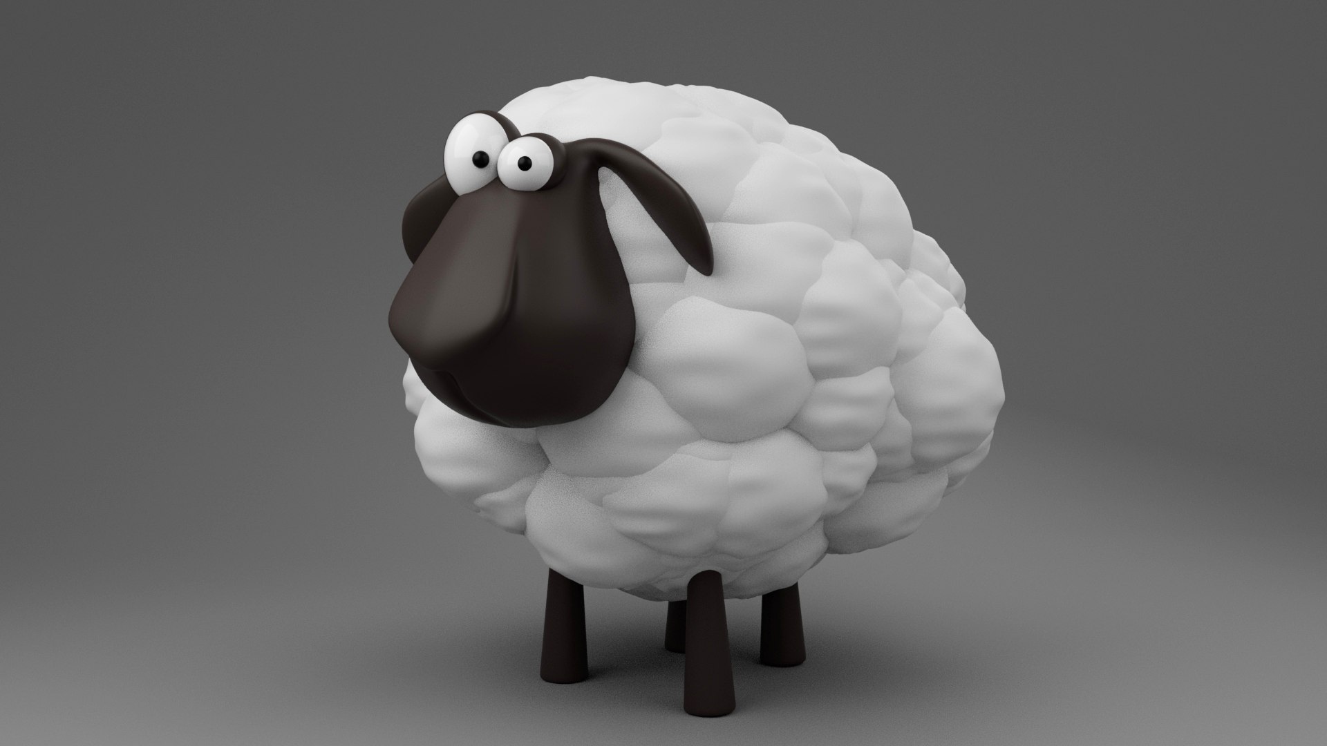 Funny Sheep 3D - TurboSquid 2187227