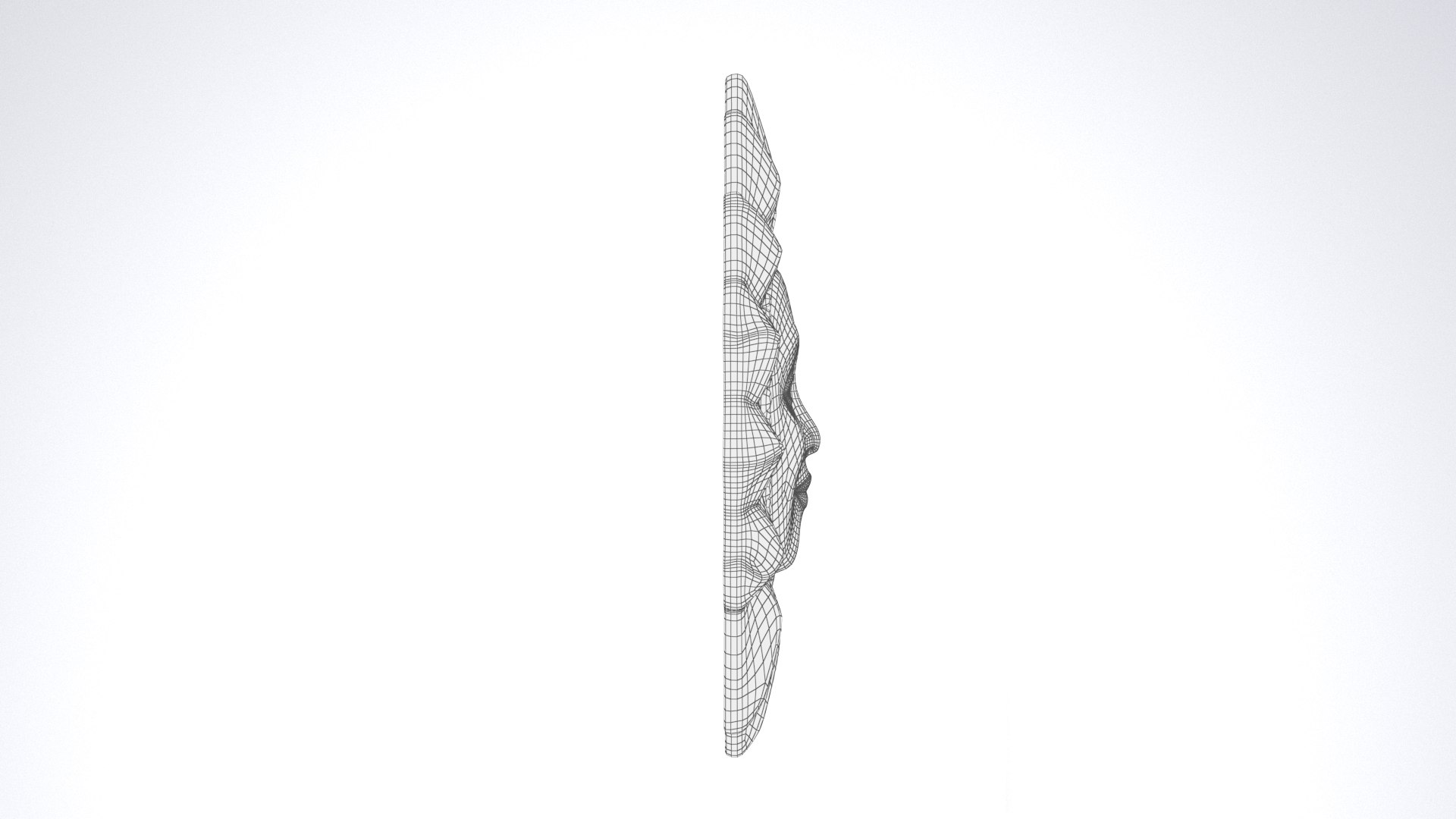 3D Terracotta Sunface Model - TurboSquid 1883566