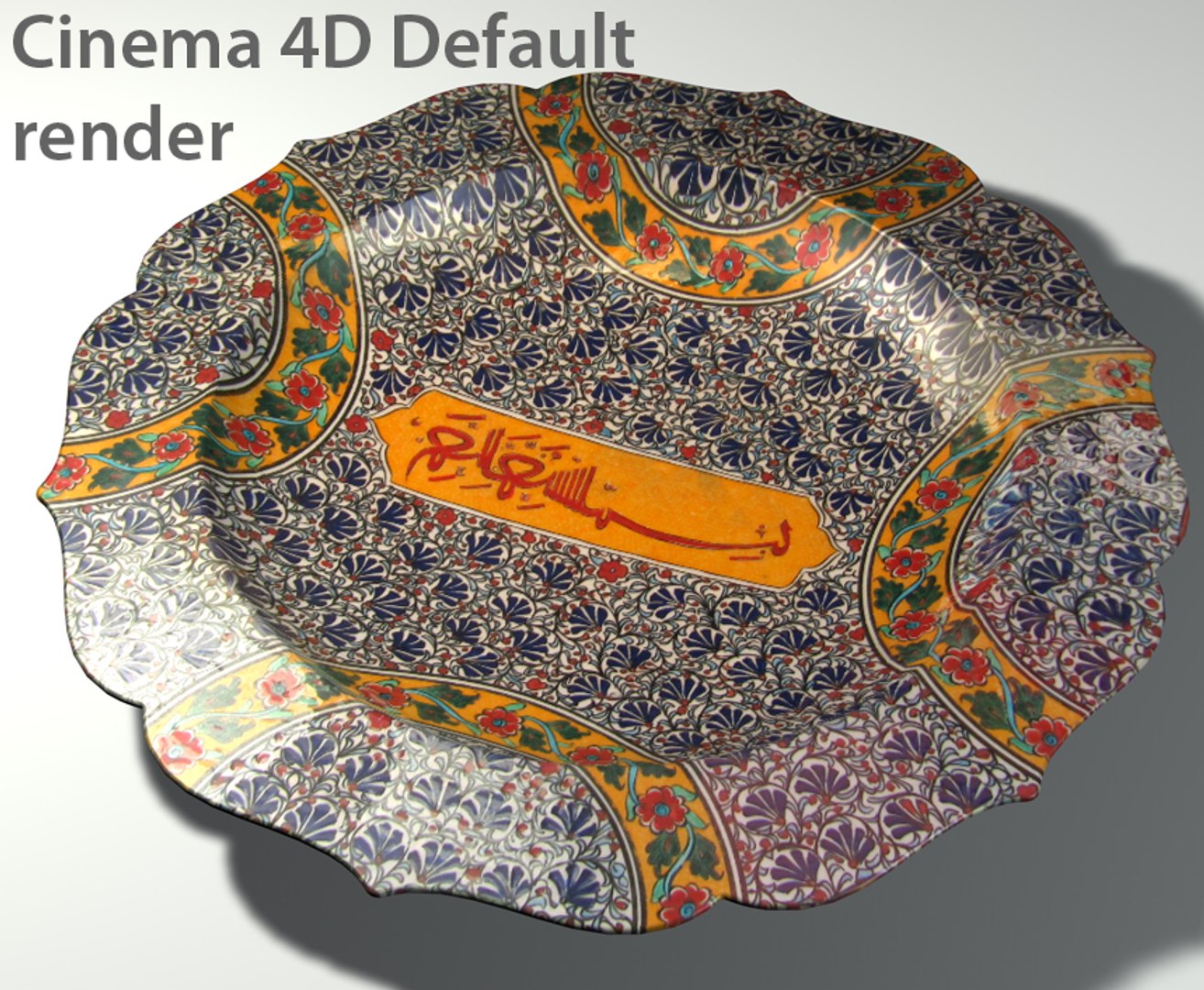 3d Model Traditional Hand Bowl