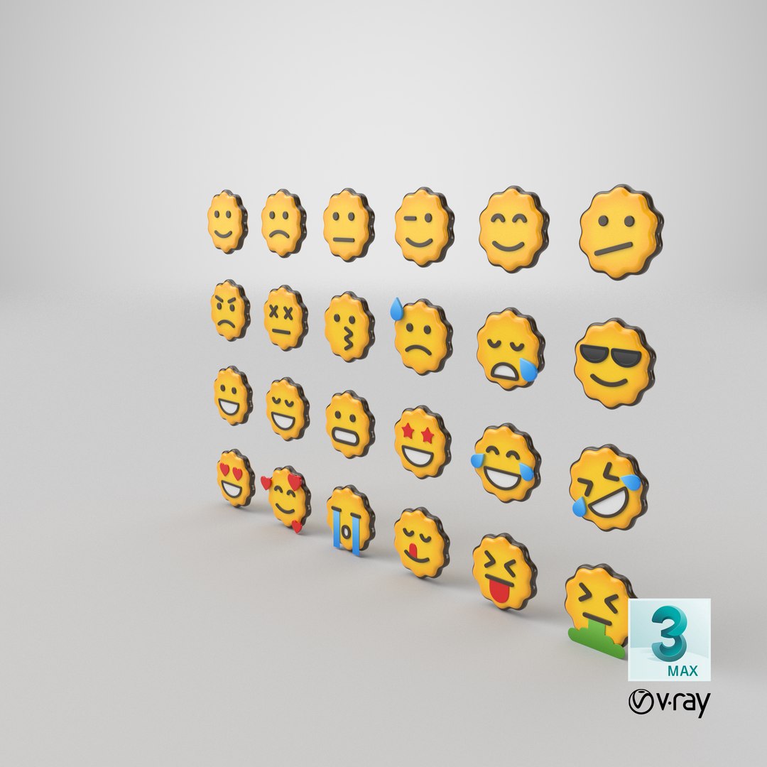 3D Emoji Set - TurboSquid 1962499