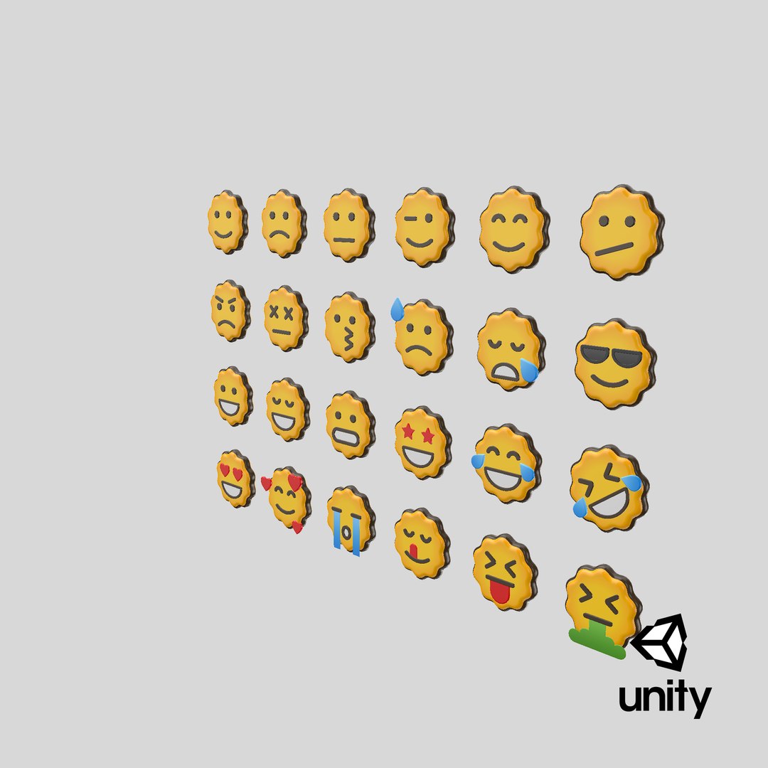 3D Emoji Set - TurboSquid 1962499