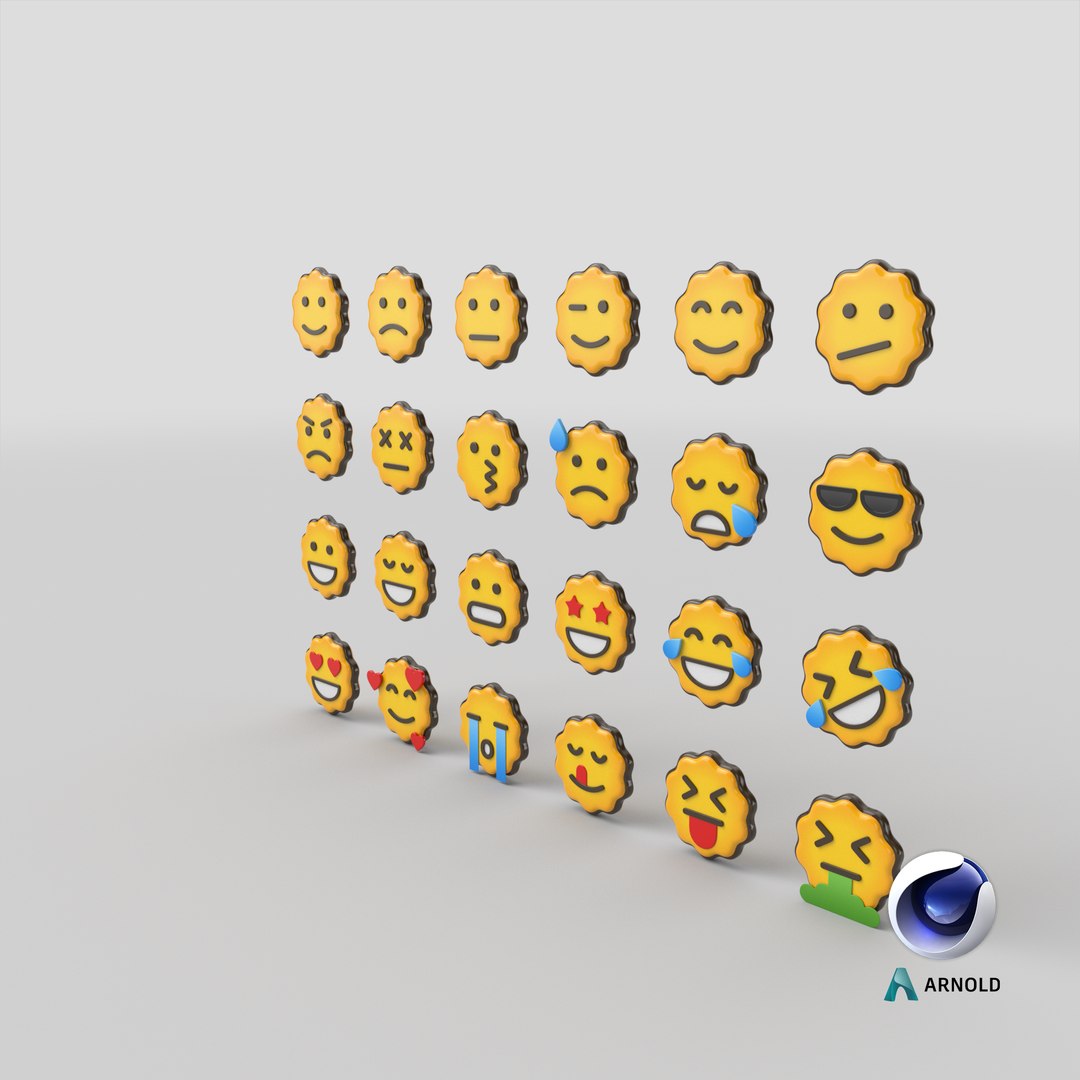 3D Emoji Set - TurboSquid 1962499