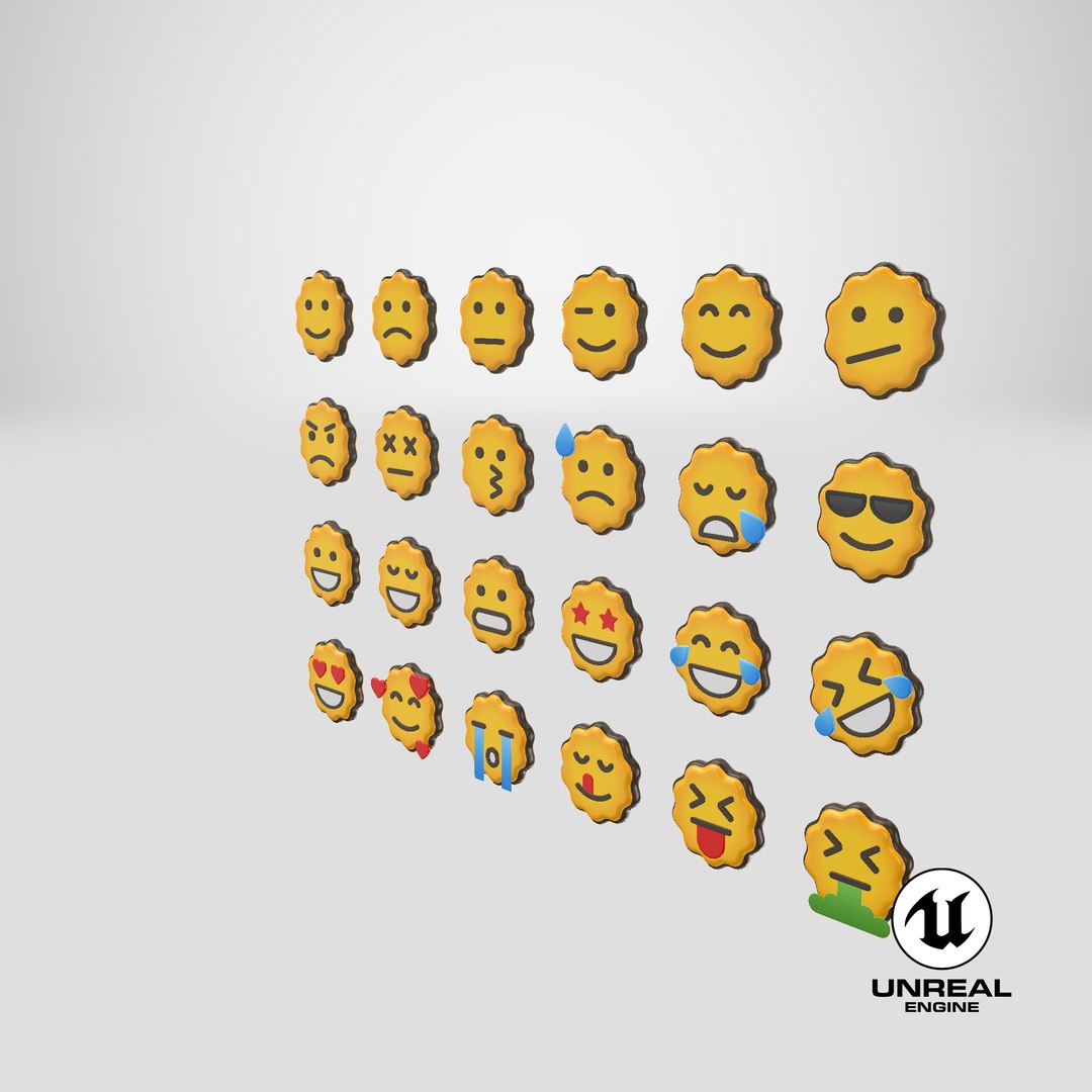 3D Emoji Set - TurboSquid 1962499