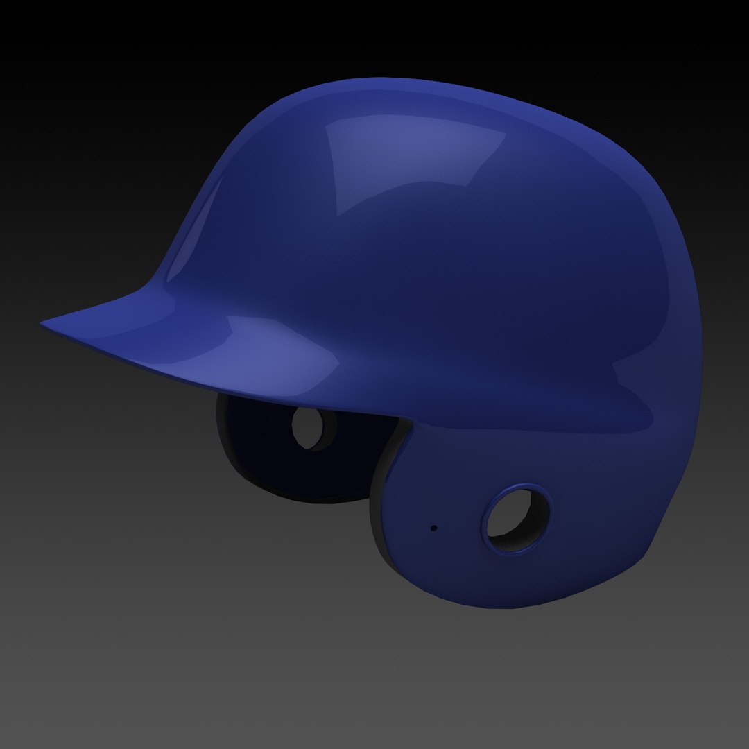 Baseball Batting Helmet 3d Model