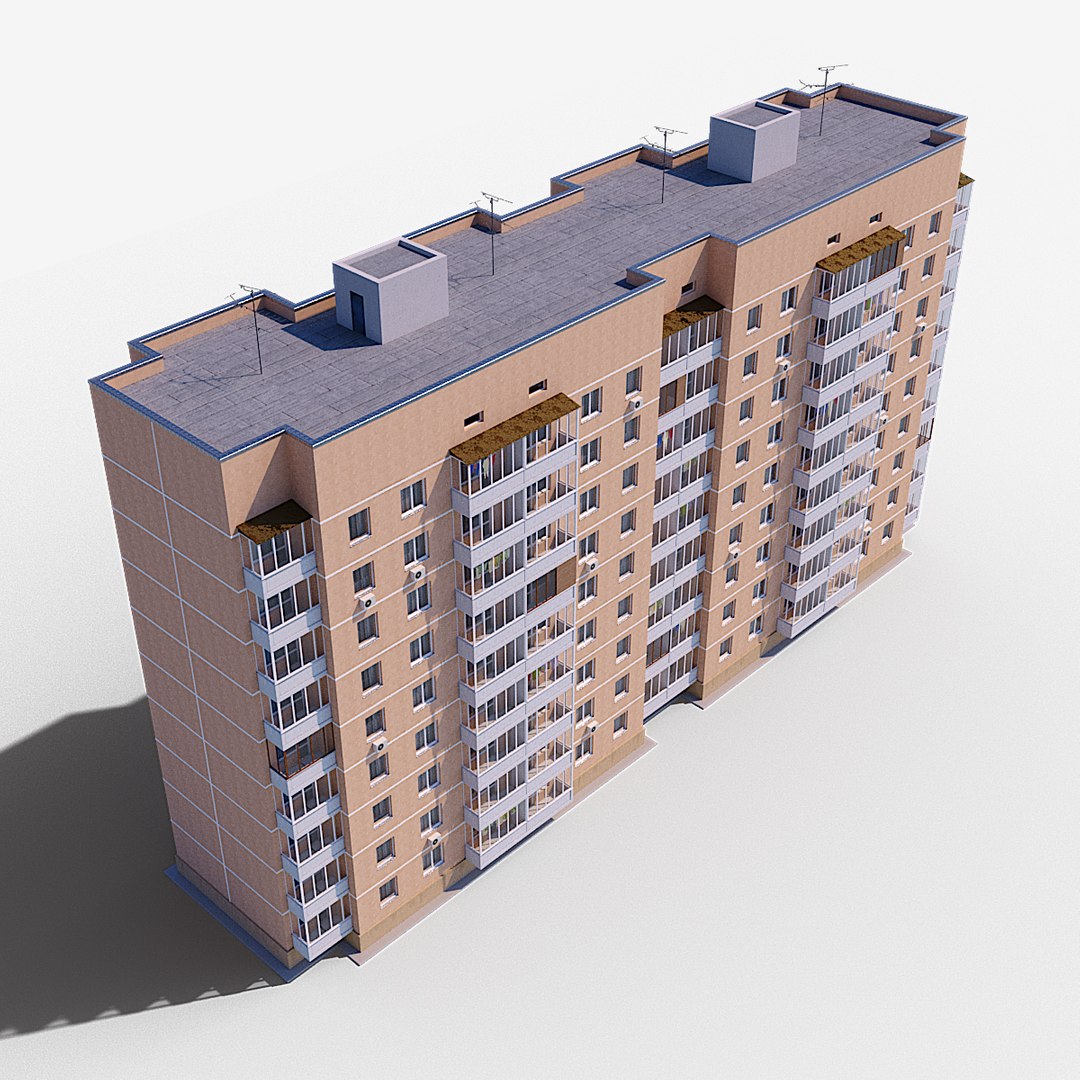 Soviet House Model - TurboSquid 1466318