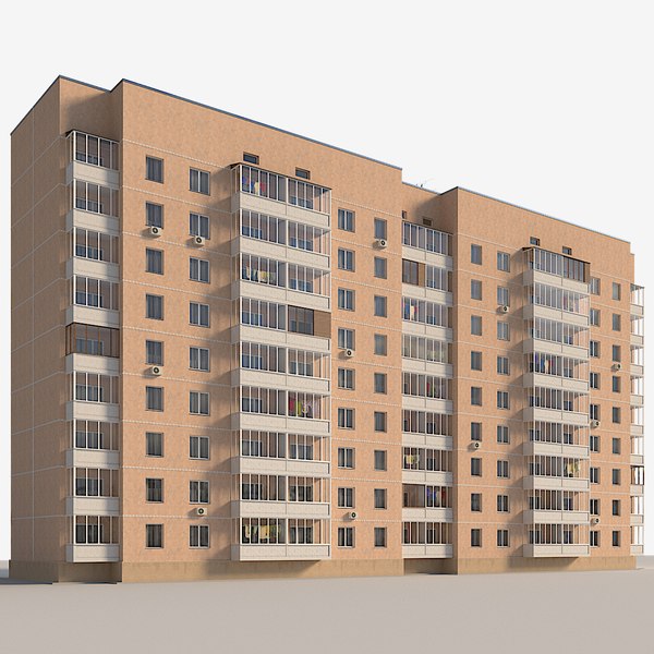 modelo 3d Casa soviética serie 134B - TurboSquid 1466318