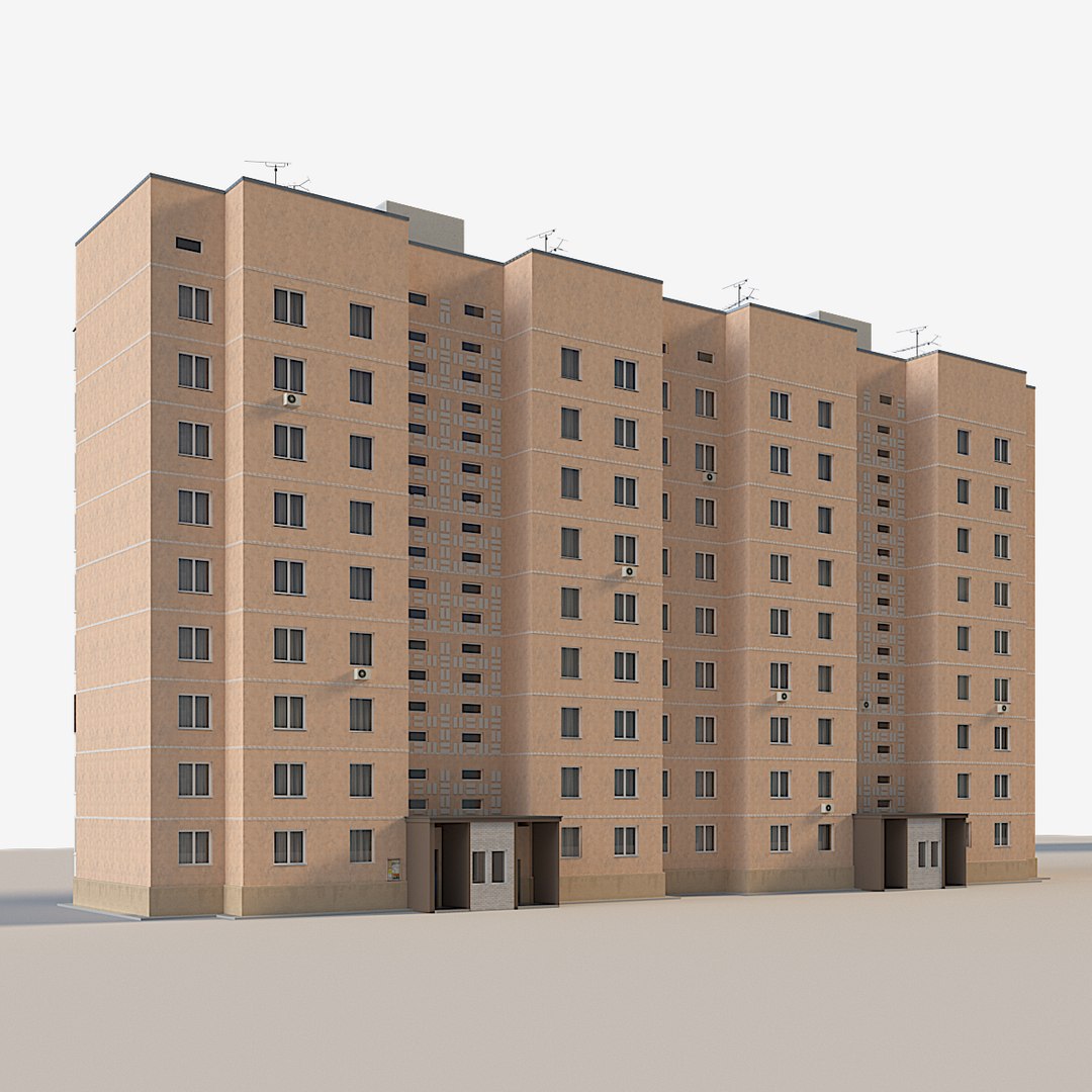 Soviet House Model - TurboSquid 1466318